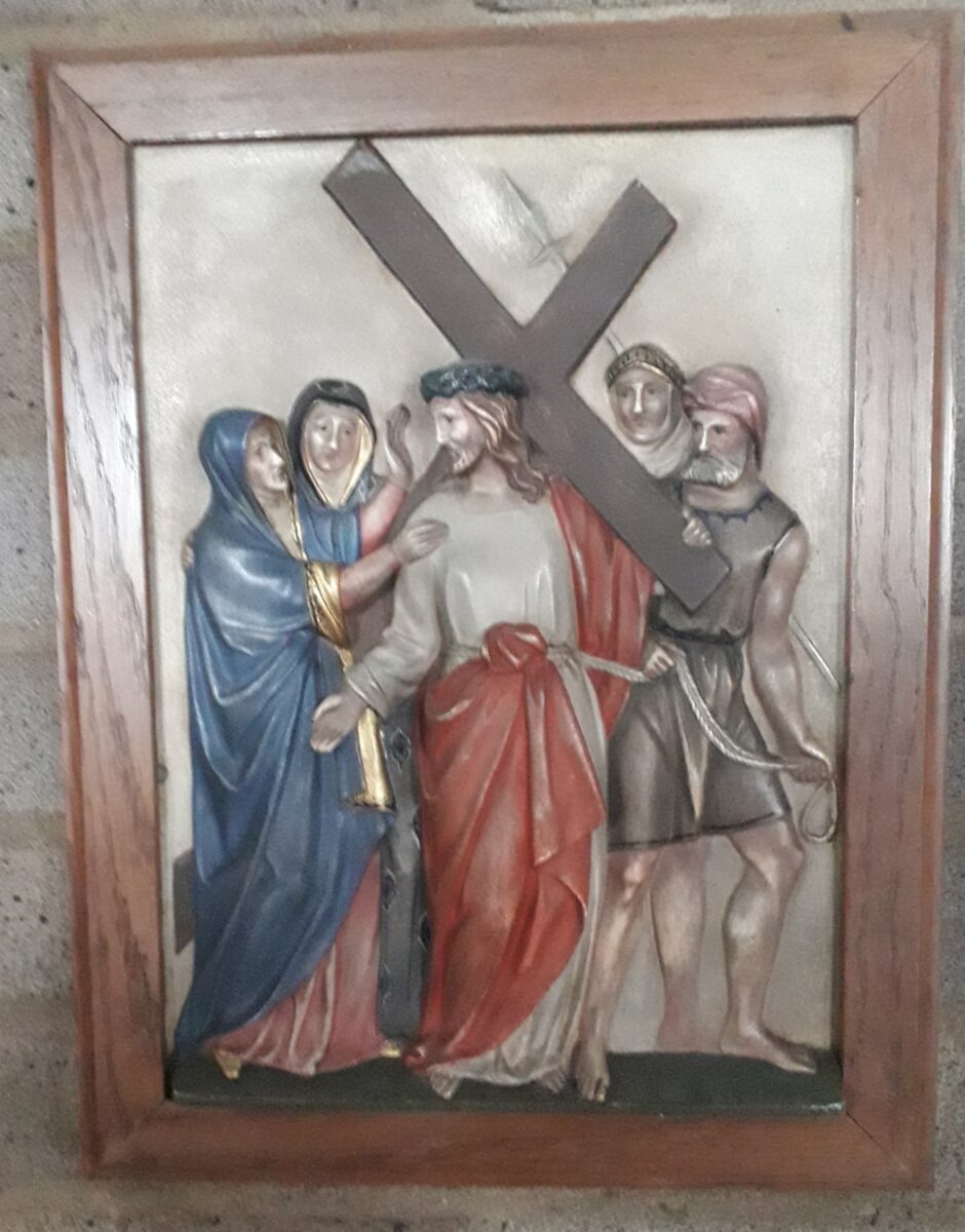 Fourth Station: Jesus meets His Mother - Christ The King Catholic Church