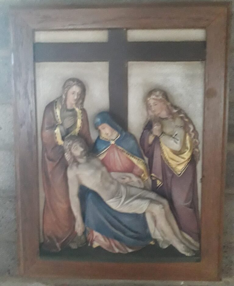 Thirteenth Station: The body of Jesus is taken down from the cross ...