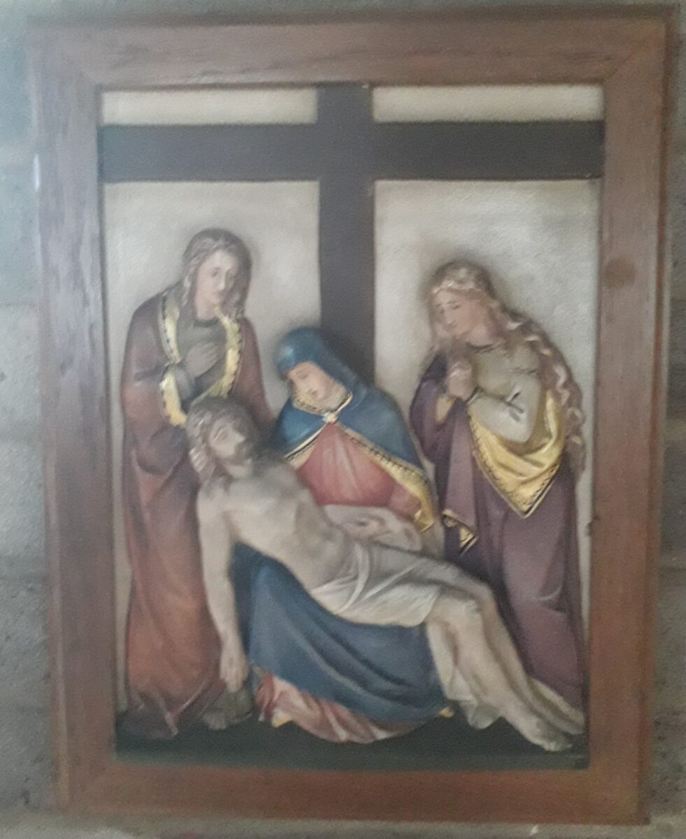 Thirteenth Station: The body of Jesus is taken down from the cross ...